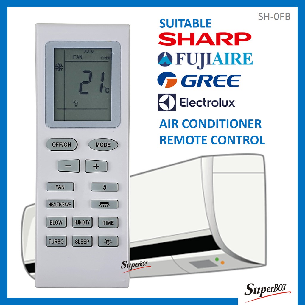 Sharp Gree Fujiaire Electrolux 1HP Air Cond Aircond Air Conditioner ...