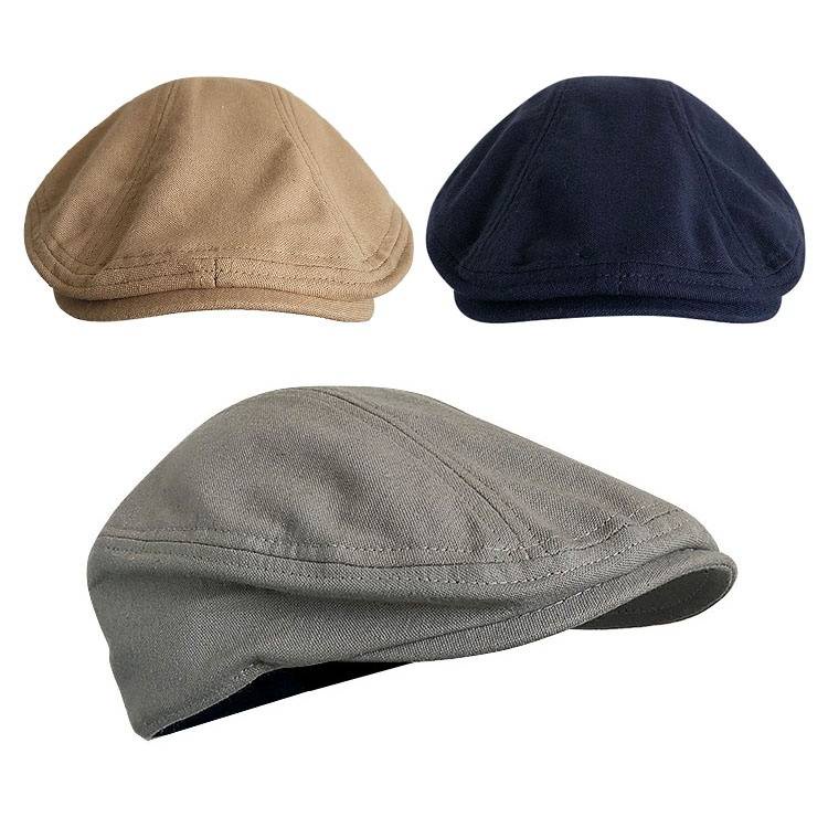cap men topi lelaki Single-layer thin duck tongue hat retro linen ...