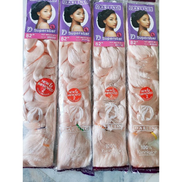 Darling Super Star Attachments Braids Double (Light Carmel) | Shopee ...