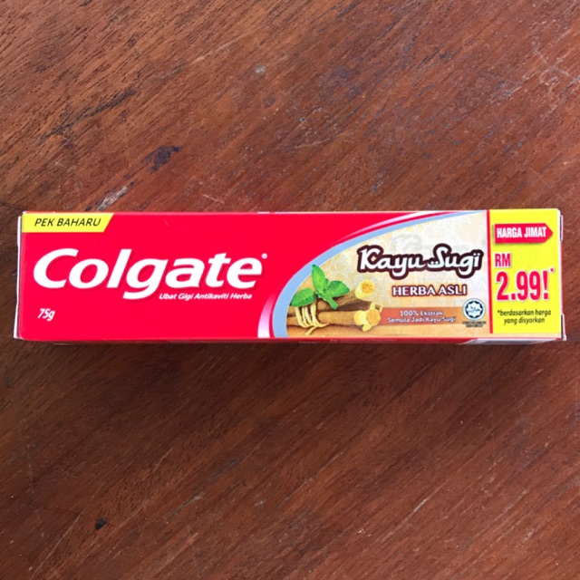 Colgate Toothpaste Kayu Sugi 75g | Shopee Malaysia