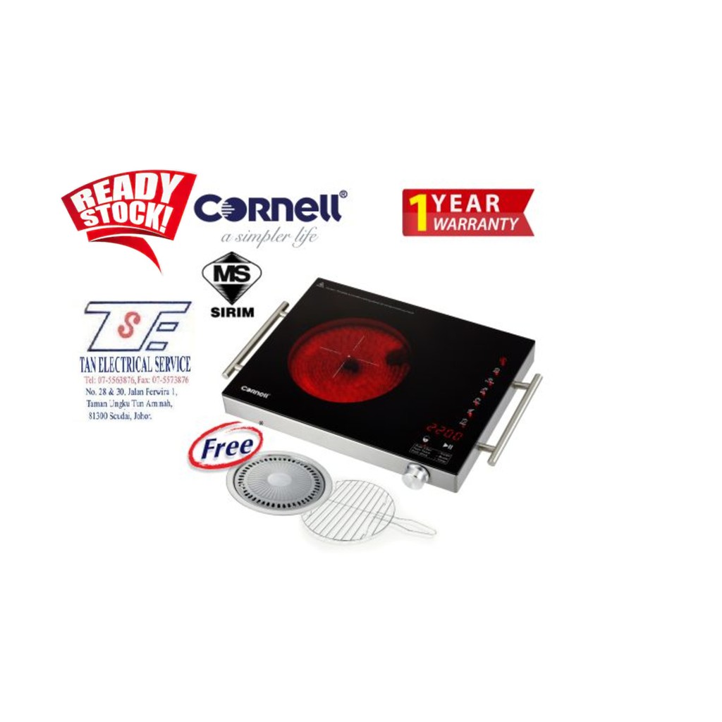 CORNELL CCC-E2200 Ceramic Infrared Cooker for all kind of pot Stainless ...