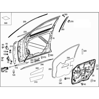 ORIGINAL MERCEDES-BENZ SOUND ISOLIATION DOORS A2229890385 W222 S-CLASS ...