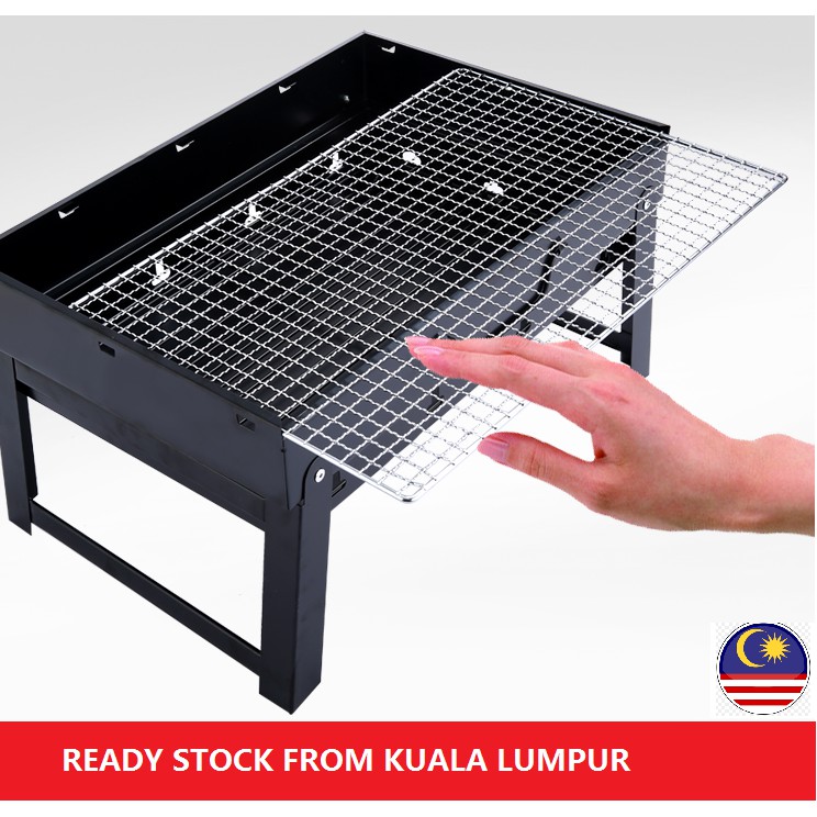 BBQ Grill Portable Outdoor Folding Barbeque Charcoal Picnic Camping ...