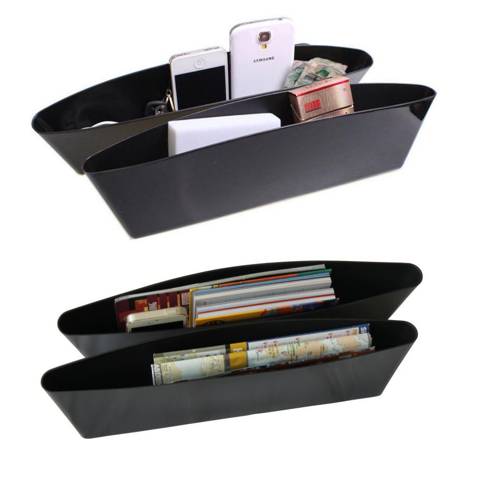 Car Seat Pocket Catcher Slit Catch Storage Organizer Box Caddy Bag ...