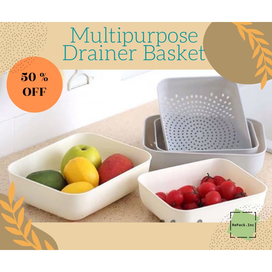 Bakul Bekas Penapis Plastik Serbaguna Multipurpose Fruit Vegetables ...