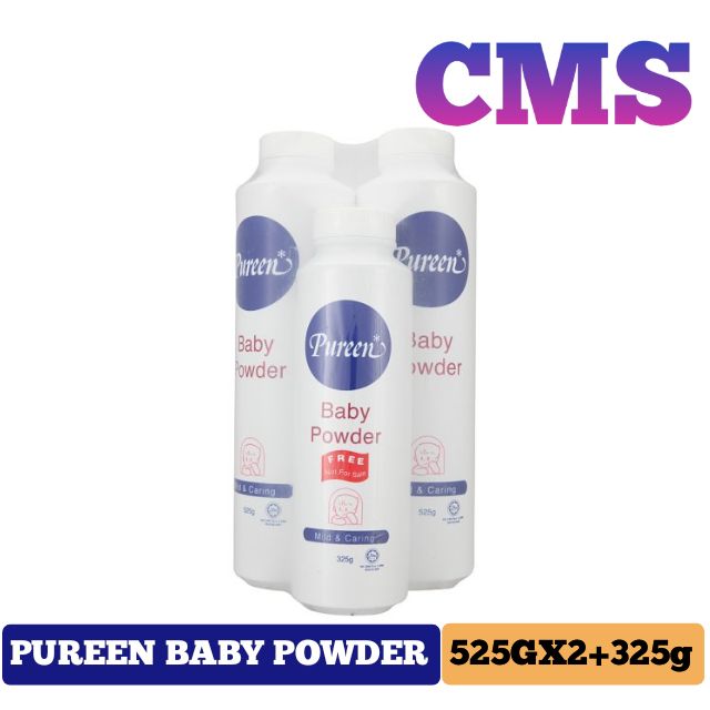 PUREEN BABY POWDER 525GX2+325G | Shopee Malaysia