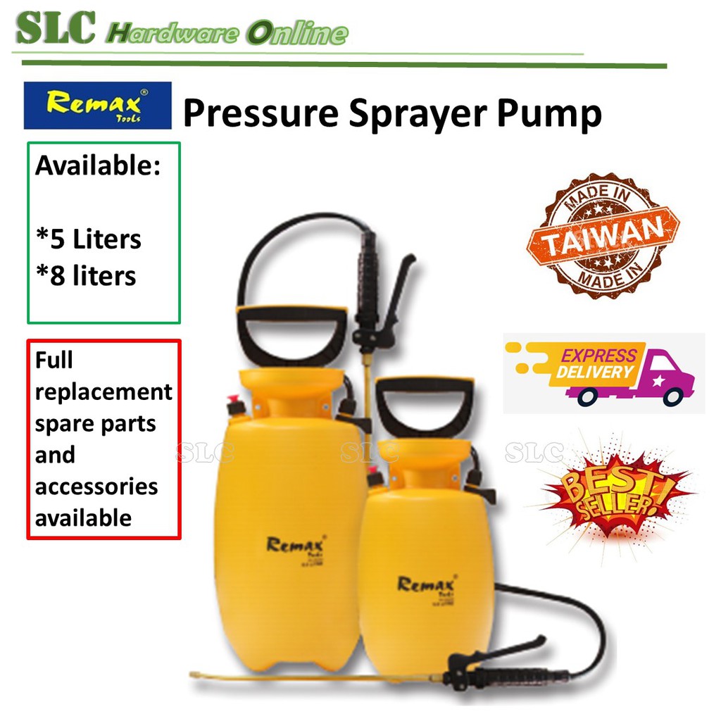 REMAX Pressure Sprayer Hand Pump 5L (Heavy Duty) Made in Taiwan/ Garden ...