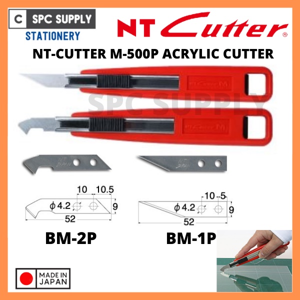 NT-CUTTER Plastic & ACRYLIC CUTTER M-500P Model Cutter Art Blade BM-1P ...