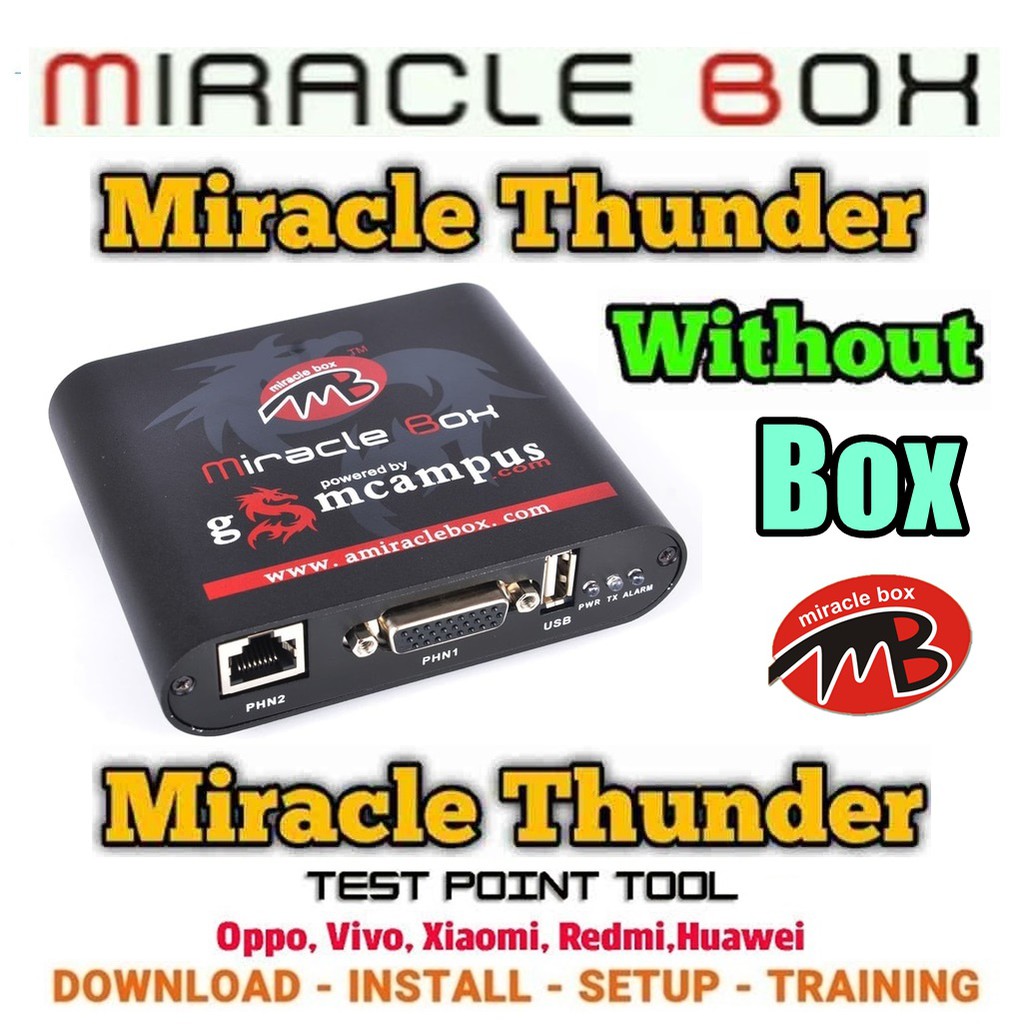Miracle Box Thunder Edition Original 2.89 Without Box Working | Shopee Malaysia