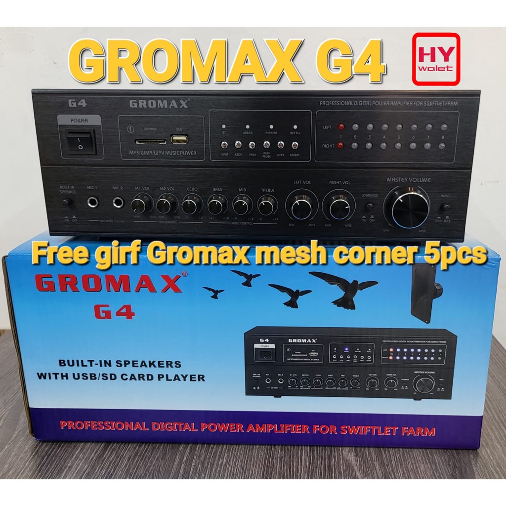 Gromax G4 Amplifier (Rumah burung walet) | Shopee Malaysia