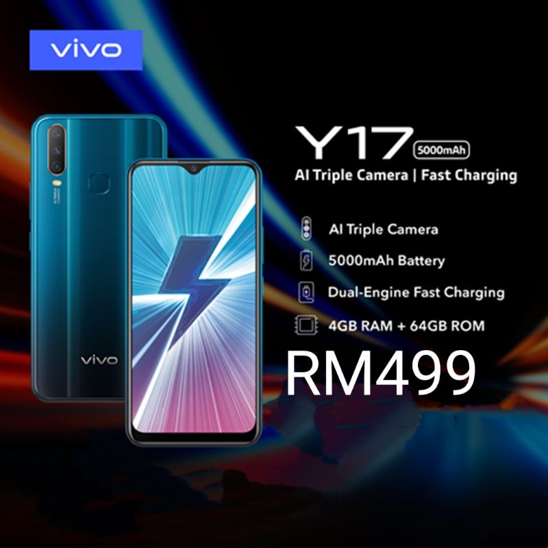 VIVO Y17 Pro 6GB RAM/128GB ROM Original New Set 5000mAh 4G LTE***Import ...