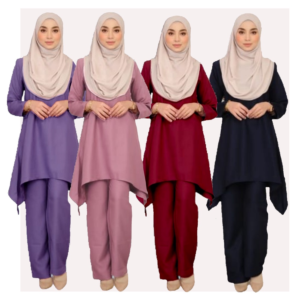 SUIT muslimah suit set baju muslimah set seluar Suit Nagina muslimah ...