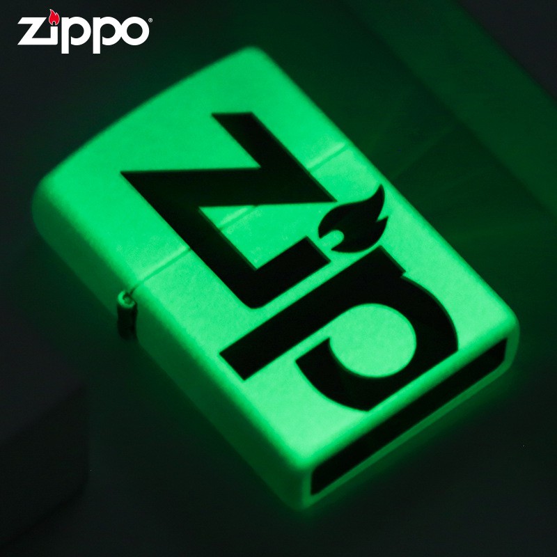 Zippo genuine lighter luminous zppo treasure genuine windproof kerosene ...