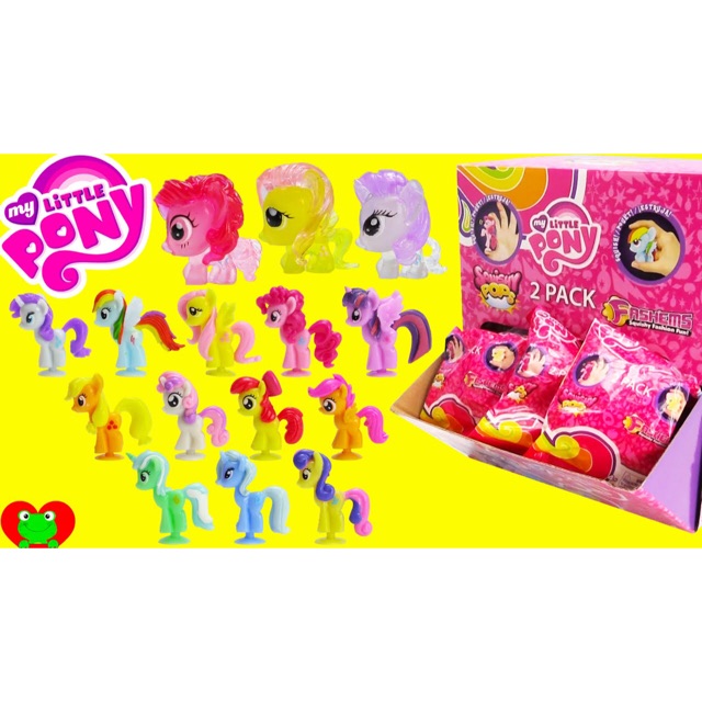 My Little Pony Blind Pack with 2 Ponies Fashems & Squishy Pops (1 bag ...