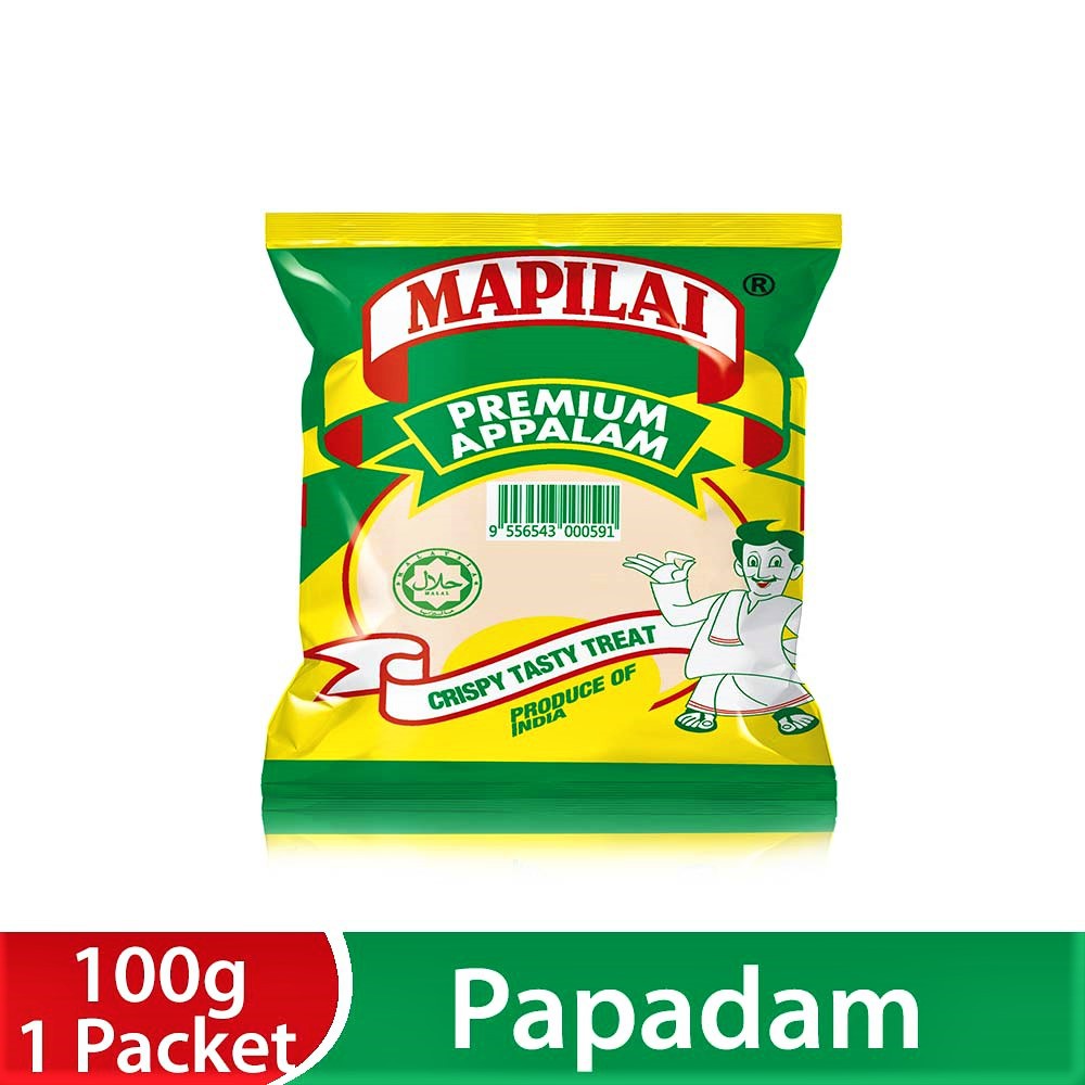 MAPILAI PREMIUM APPALAM 100g | Shopee Malaysia