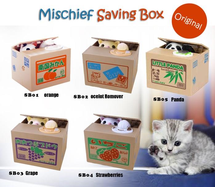 Mischief Kids Coin Saving Box Saving Box with Music Cat Design Coin ...