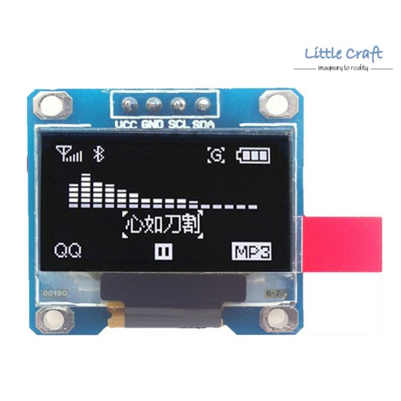 I2C Graphic OLED Display 128x64 White Color for Arduino | Shopee Malaysia