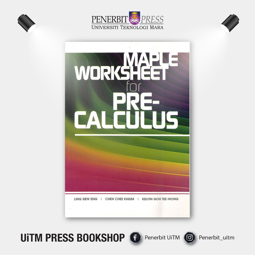 Maple Worksheet for Pre-Calculus - Penerbit UiTM | Shopee Malaysia