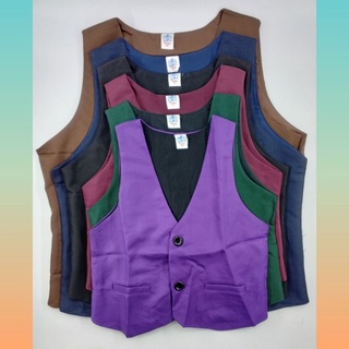 Vest Pengawas Sekolah Warna Biru Tua,Maroon,Ungu,Hijau,Koko,Hitam Size ...