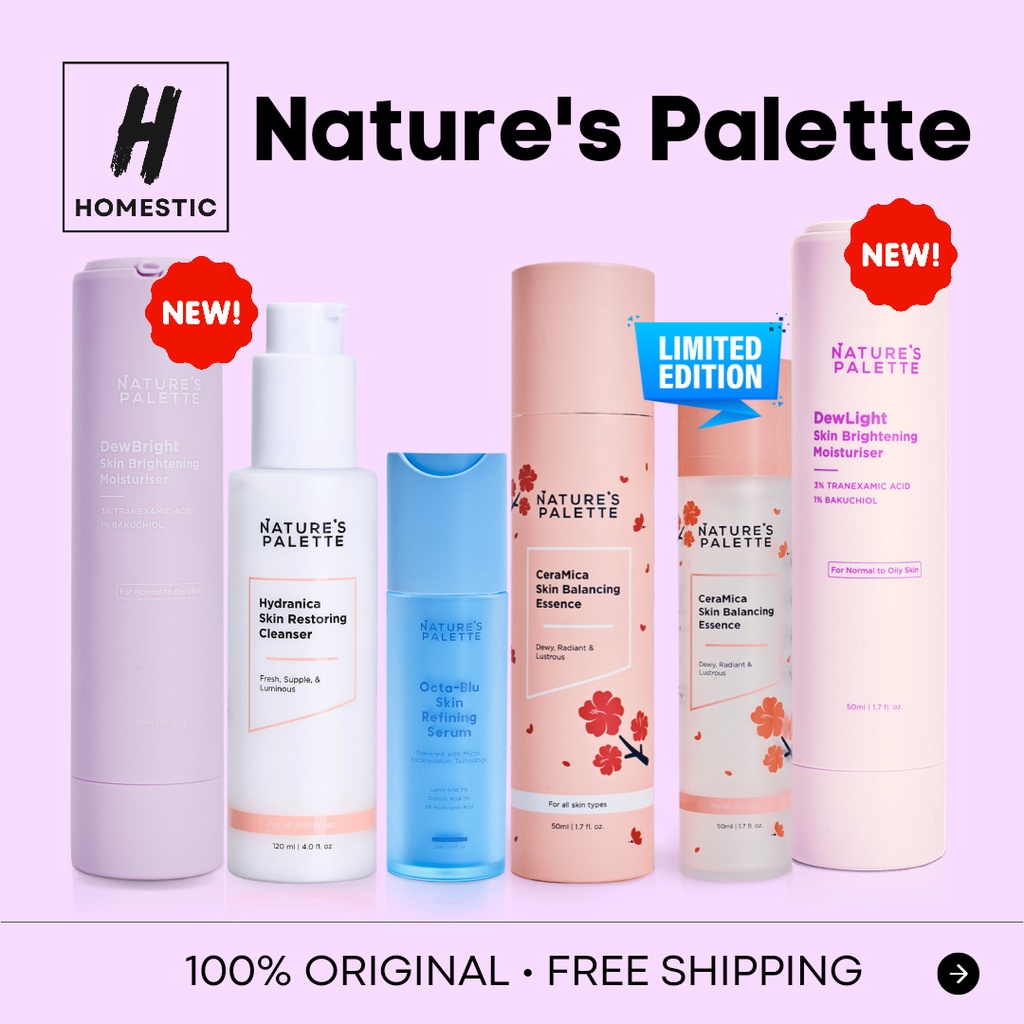 NATURE'S PALETTE Ceramica Skin Balancing Essence Octa-Blu Serum ...