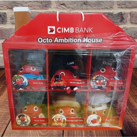 Limited Edition CIMB Bank Octo Ambition House Doll Set | Shopee Malaysia