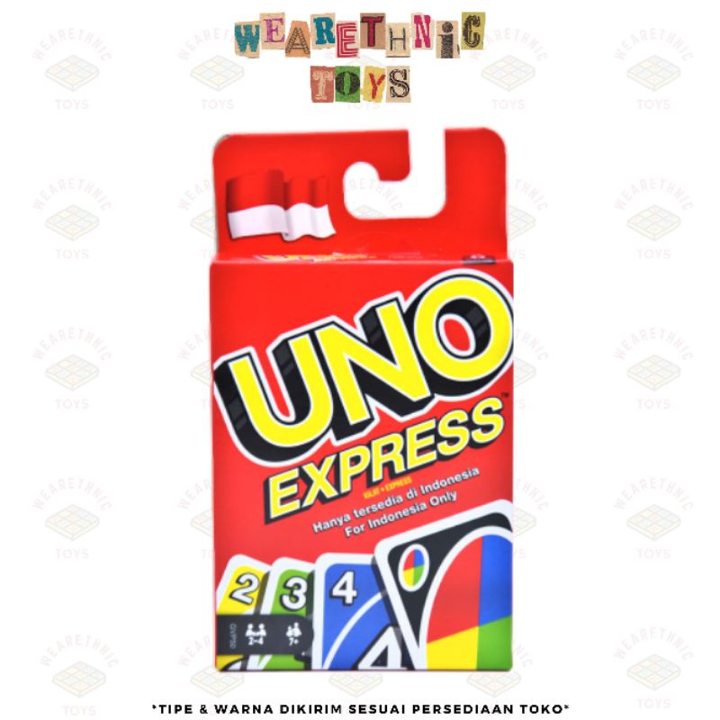 Uno Express Card Game Indonesian Series | Shopee Malaysia
