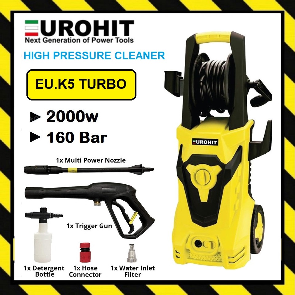 EUROHIT K5 TURBO 2000W / BOSSMAN BPC4830 High Pressure Washer Water Jet ...