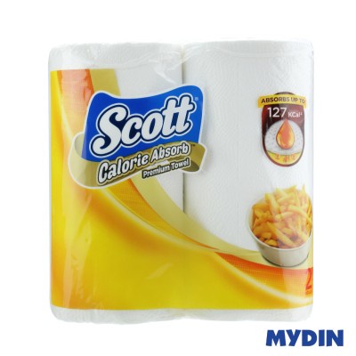 Scott Calorie Absorb Premium Kitchen Towel (55's x 2ply) | Shopee Malaysia