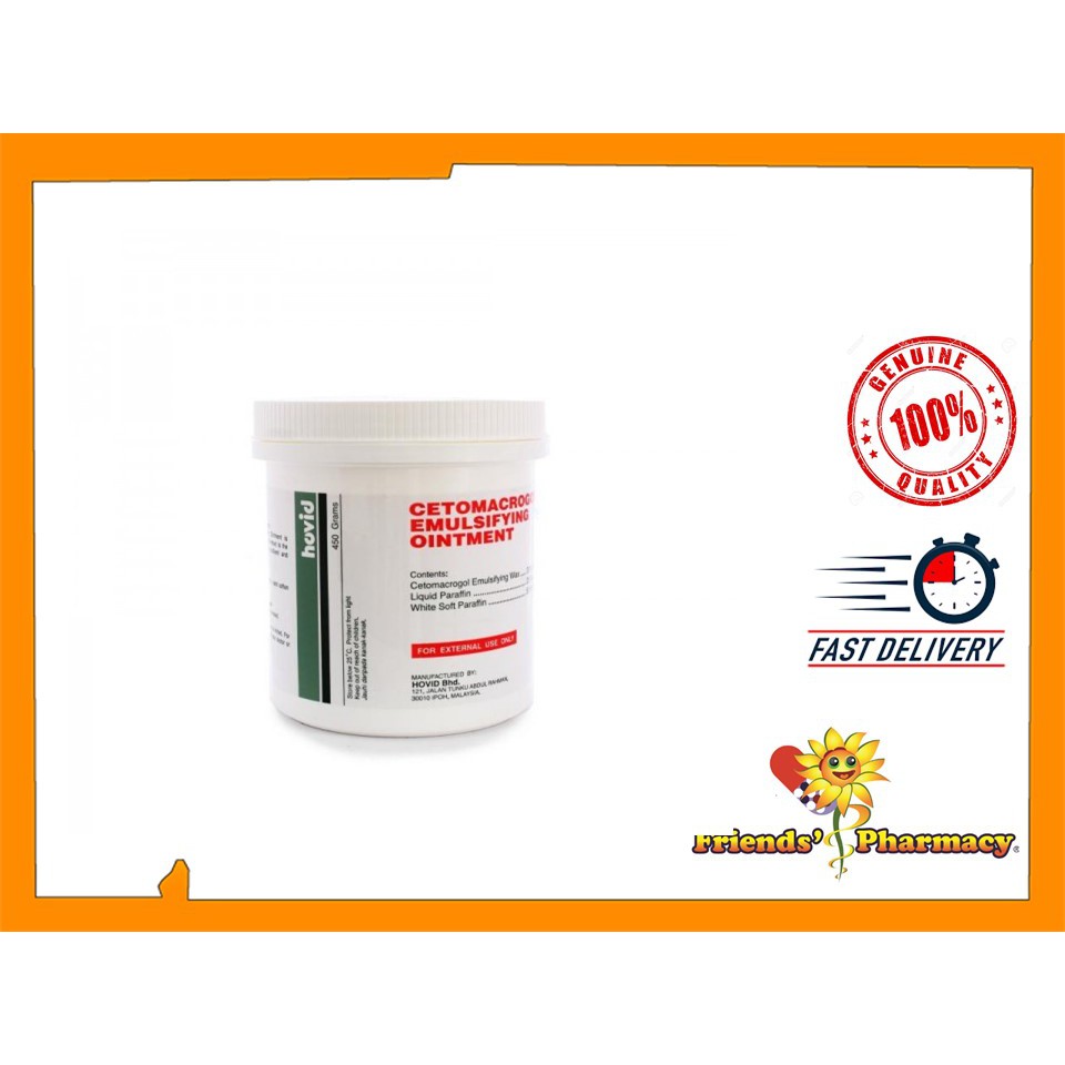 HOVID CETOMACROGOL EMULSIFYING OINTMENT 450G | Shopee Malaysia