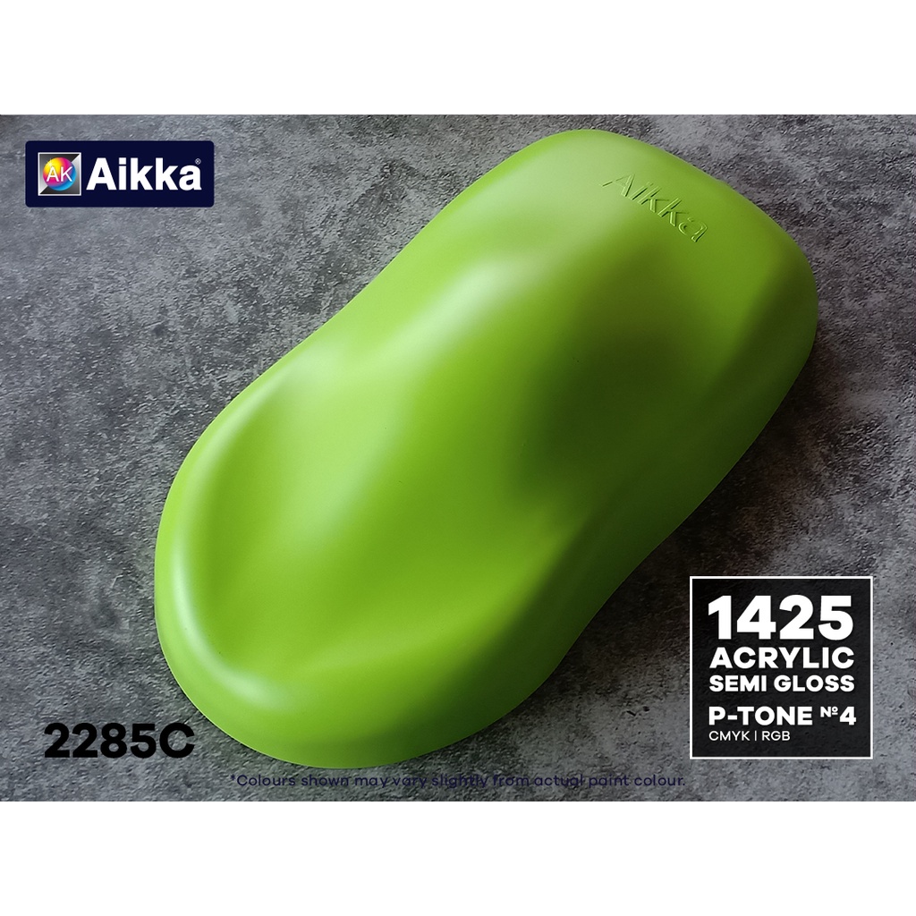 AIKKA Paint PANTONE Colour 2285C / 1425 ACRYLIC SEMI GLOSS PAINT ...