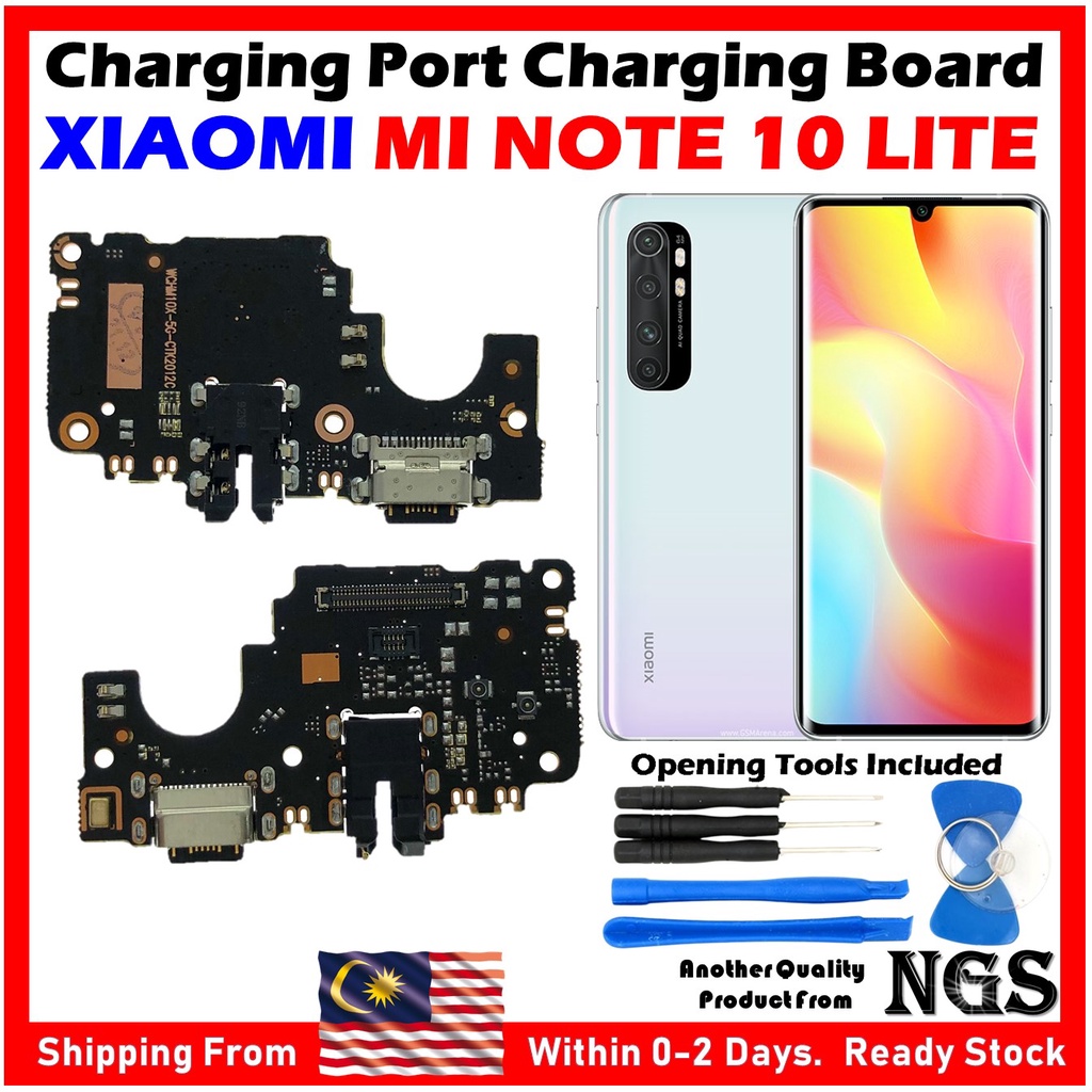 Charging Port Charging Board For XIAOMI Mi Note 10 Lite with Opening ...