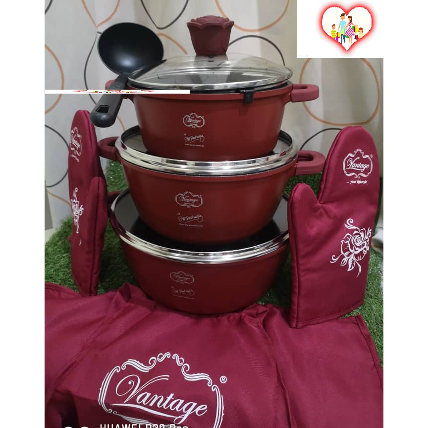 💥Ready Stock💥Set Periuk Vantage 3 in 1 Dato Siti Nurhaliza | Shopee ...