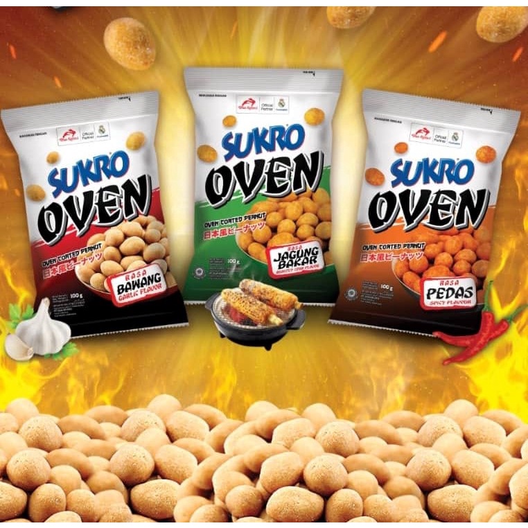 Sukro Oven baked coated peanut snack 烘烤涂层花生零食 100g | Shopee Malaysia