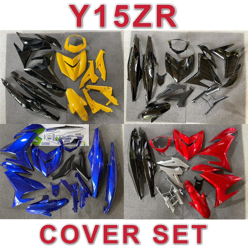 Y15ZR Y15 YSUKU V1 COVERSET COMPLETE COVER SET BODY CAVER KAVER BLUE ...