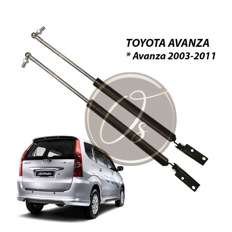 Toyota Avanza 2004 - 2011 Rear Boot Bonnet Absorber Strut Tailgate ...
