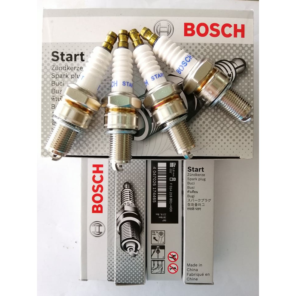 ORIGINAL BOSCH / HELLA SPARK PLUG F6TC W8DC CH7P-8 PROTON SAGA ISWARA ...