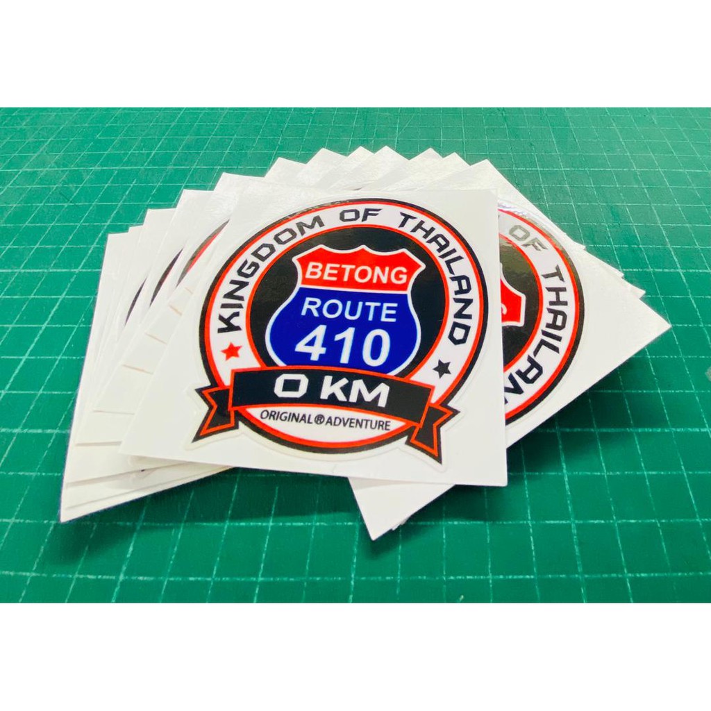 KINGDOM OF THAILAND BETONG ROUTE 410 - Sticker Ready stock! | Shopee ...