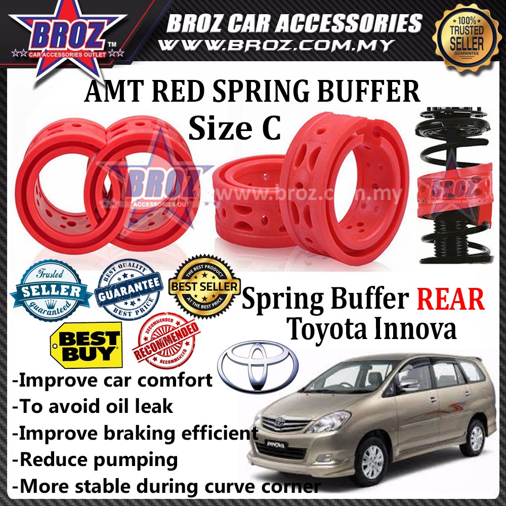Toyota Innova OEM Rear C-Type Car Shock Absorber Buffer - Red | Shopee ...