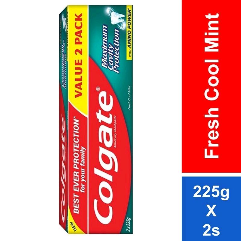 Colgate Maximum Cavity Protection 2x225g | Shopee Malaysia