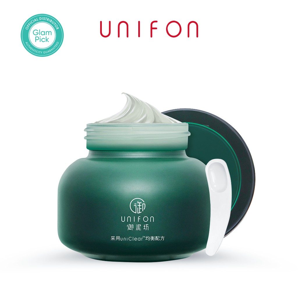 UNIFON Acne Clearing Australian Tea Tree Mud Facial Mask 90ml Green ...