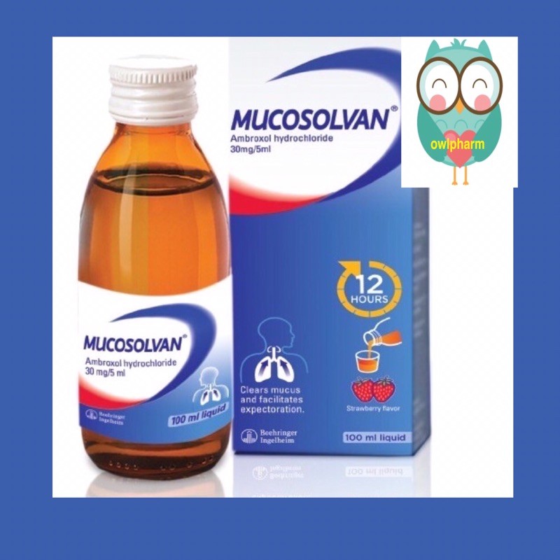 Mucosolvan Ambroxol Hydrochloride 30mg/5ml Liquid 100ml | Shopee Malaysia