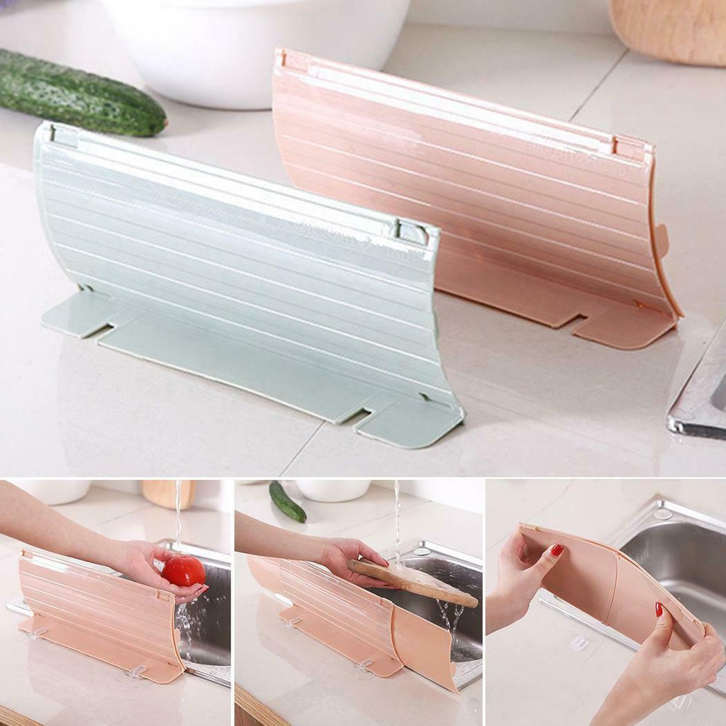 (Ready Stock) Retractable Sink Water Splash Guard Anti-Splash Board ...