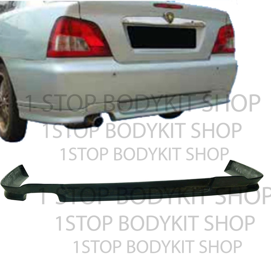 PROTON WAJA REAR SKIRT (FIBERGLASS) SKIRT LIP BODYKIT | Shopee Malaysia