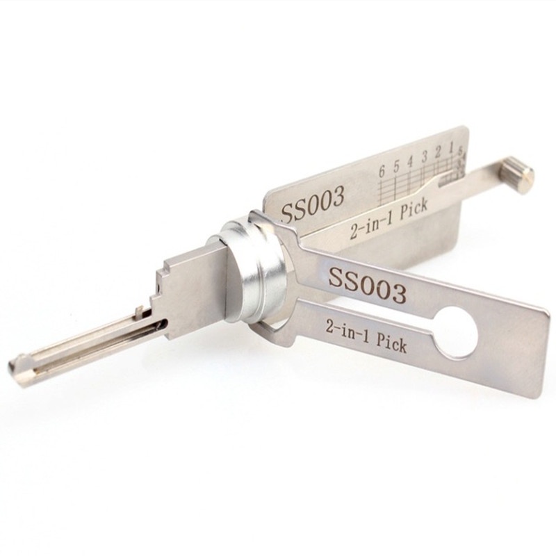 NEW!!Lock Pick 2 in 1 SS003 SS003R for ISEO Lock 5 and 6 pins | Shopee Malaysia