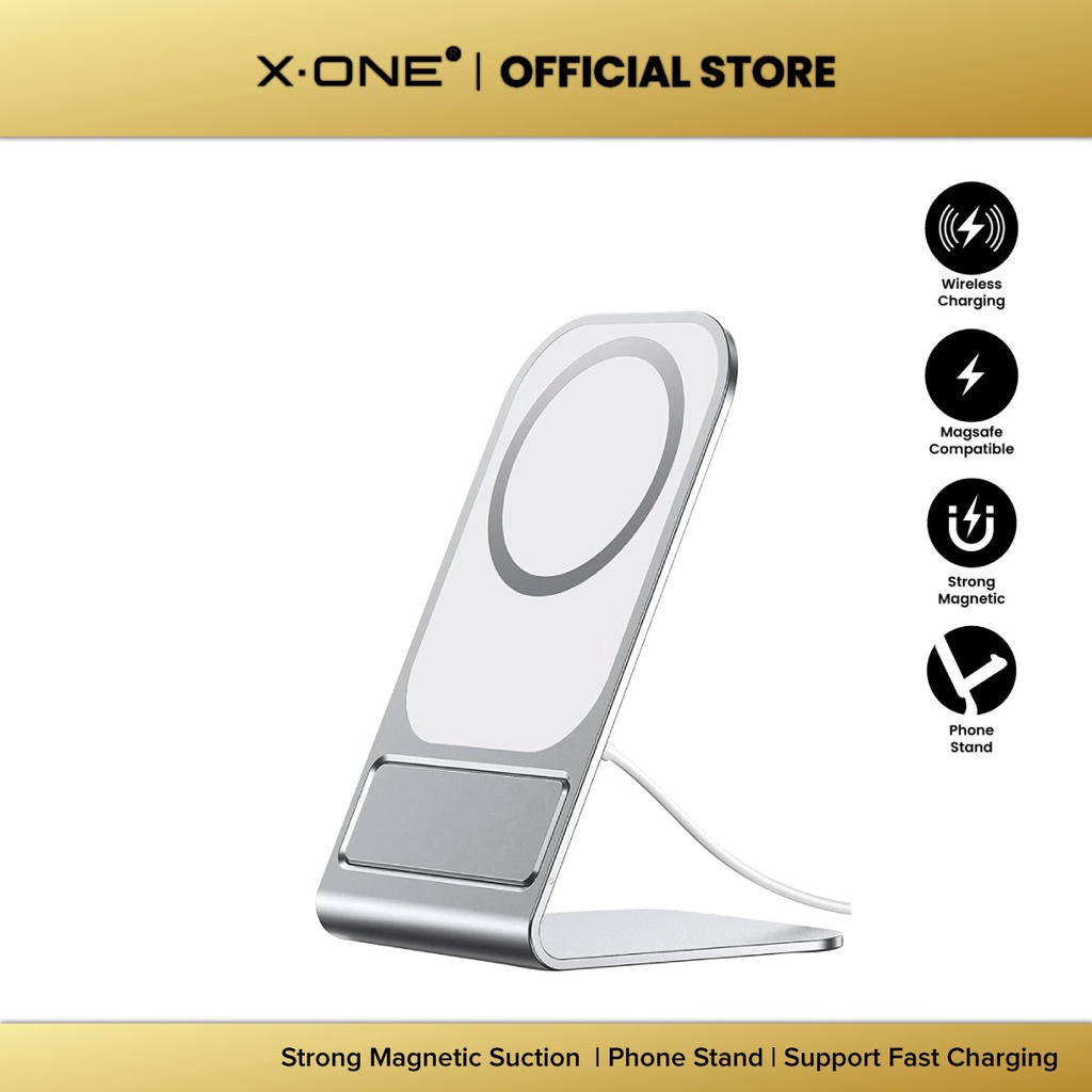 X.One 15W Magnetic Wireless Charging Phone Stand | Shopee Malaysia