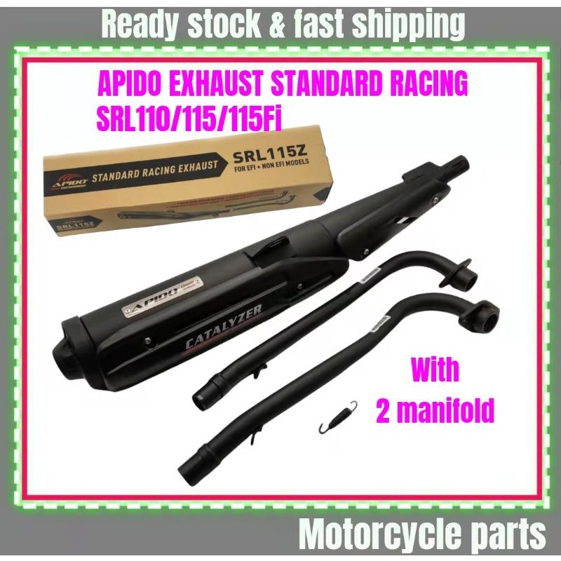 APIDO RACING EXHAUST YAMAHA LAGENDA SRL 110/115/115Fi/DEMAK EVO Z EKZOS ...