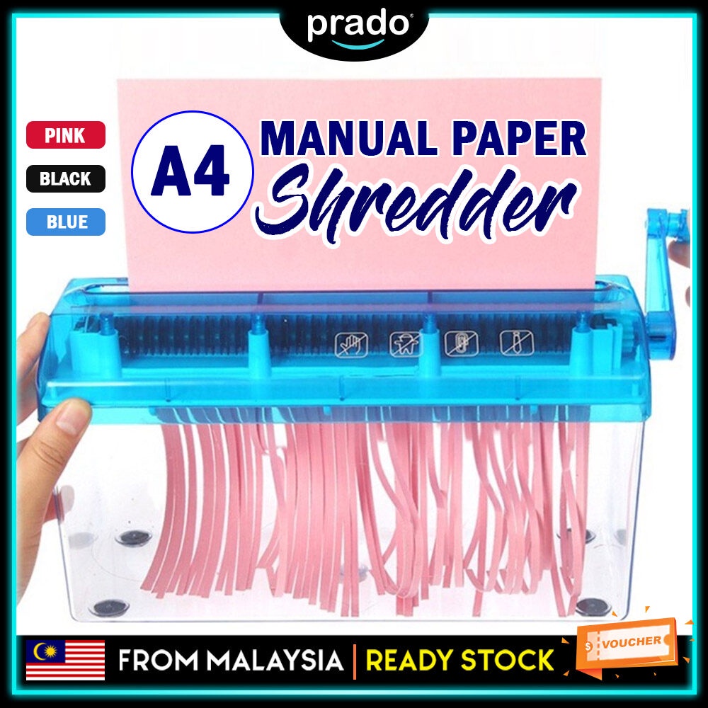 Malaysia A4 A5 Size Portable Shredder Paper Documents Pencincang Kertas ...
