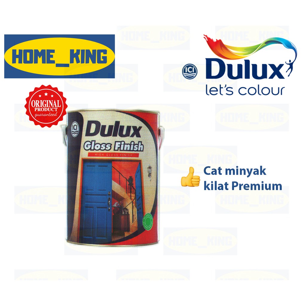 [100% ORIGINAL] ICI DULUX Gloss Finish For Metal & Wood 1LT Colour ...