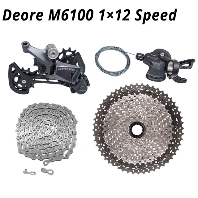 Shimano Deore M6100 1x12 Speed derailleurs Groupset 12 speed right shift lever dowel CN Chain RD ...