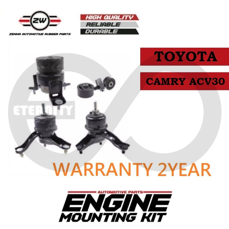 ZW TOYOTA CAMRY ACV30 ACV40 ENGINE MOUNTING KIT SET | Shopee Malaysia